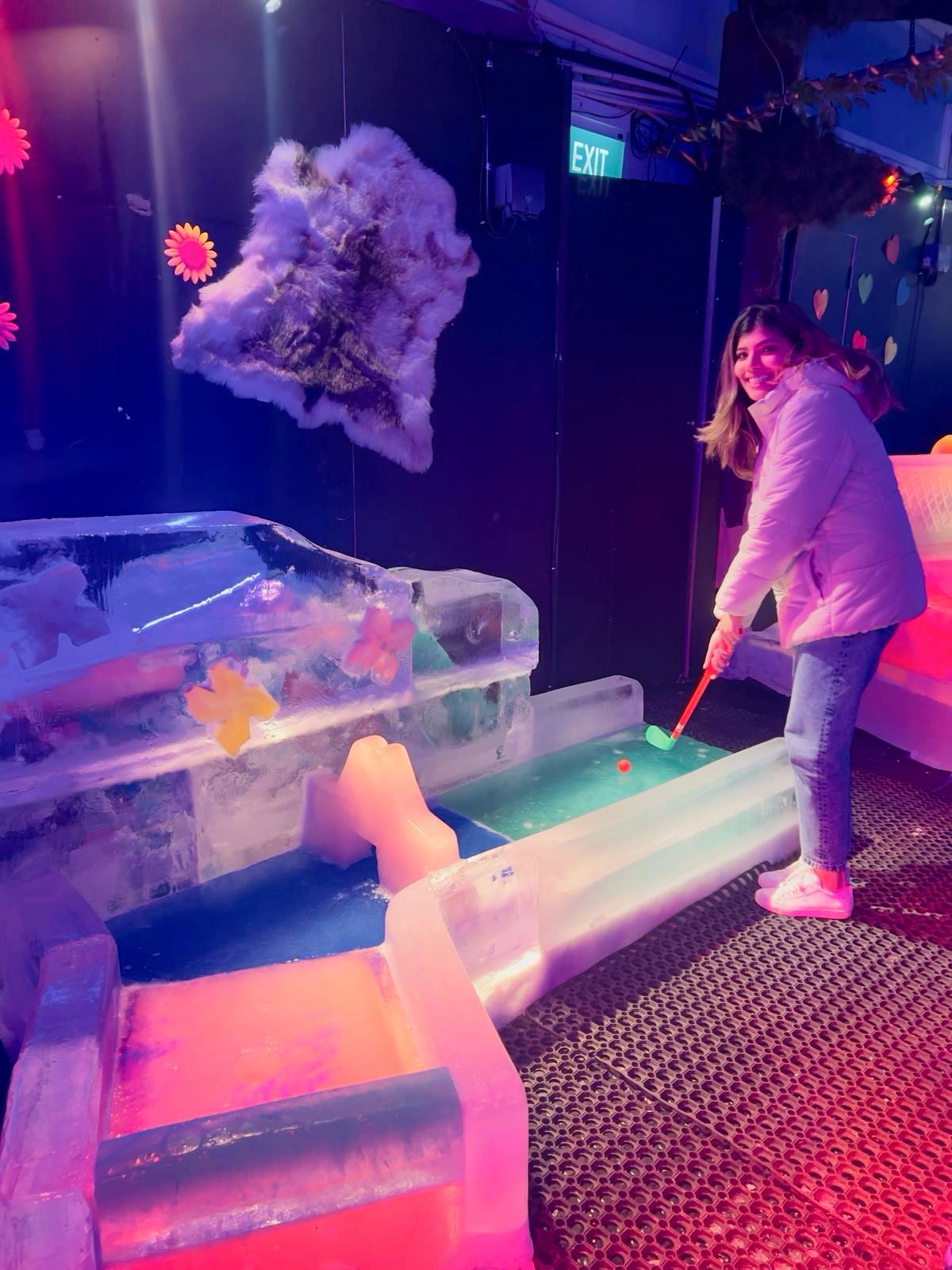 Coloured Ice Playground - Snow City