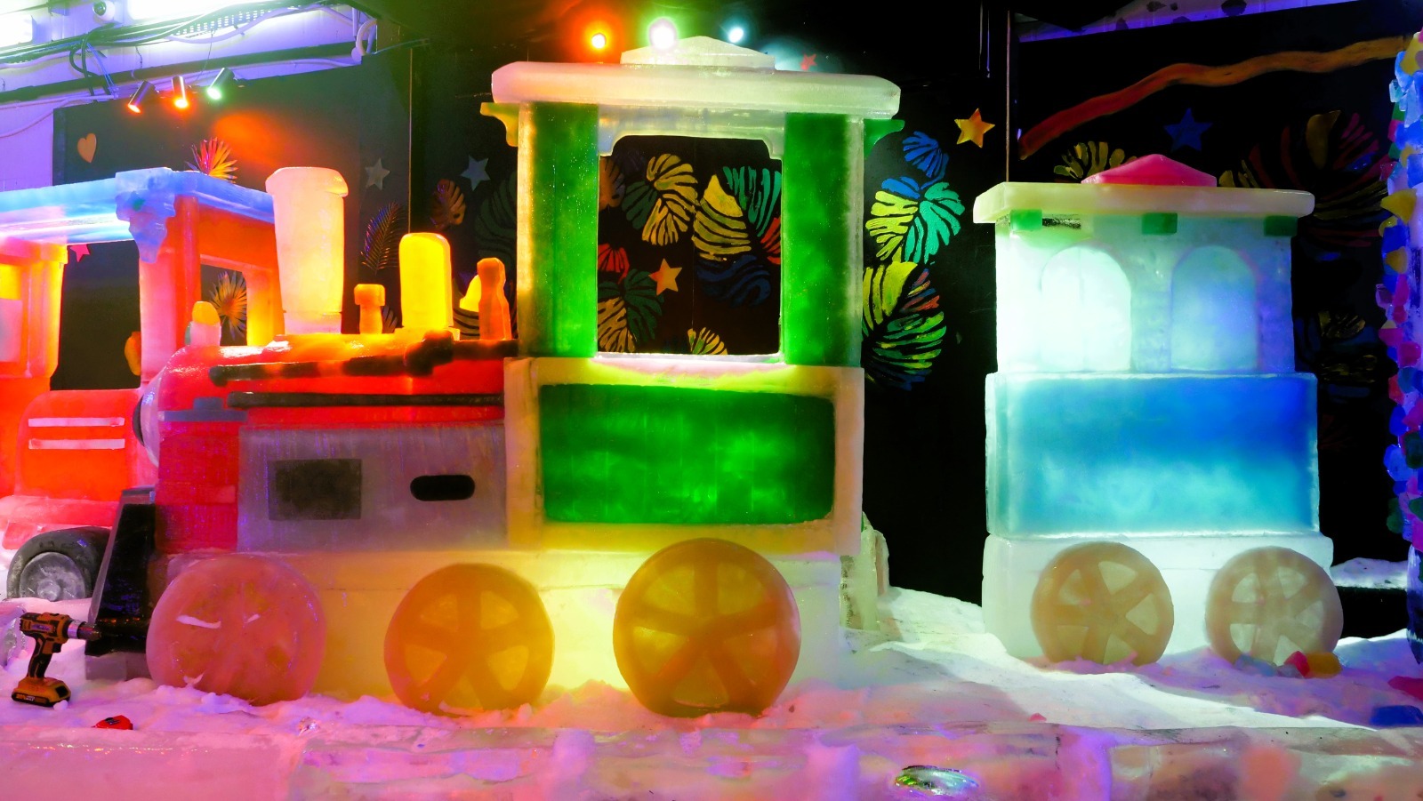 Coloured Ice Playground - Snow City